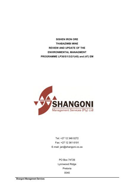 EMPr Review Update Thabazimbi 28-07-2011_reduced.pdf - SAHRA