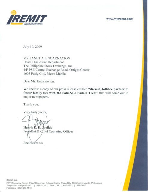 iRemit, Jollibee partner to foster family ties with the Salu-Salo ...