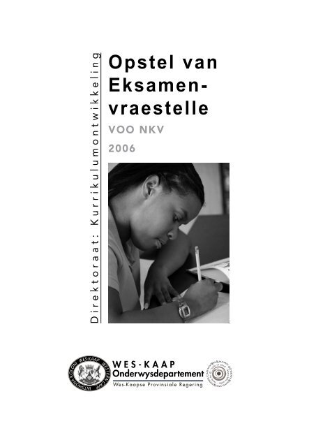 Opstel van Eksamen- vraestelle