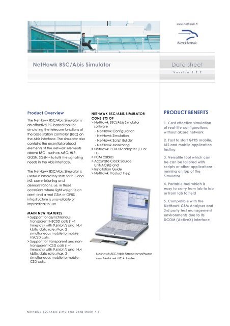 NetHawk BSC/Abis Simulator