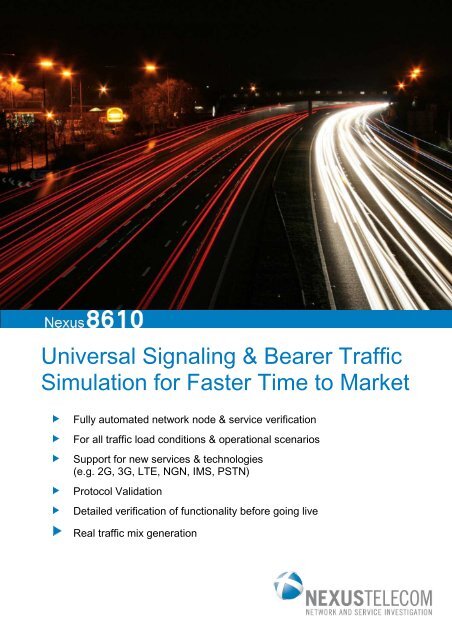 Nexus8610 Product Brochure (PDF) - Nexus Telecom