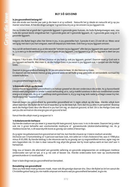 Bly_sò_gesond - Voortrekkers