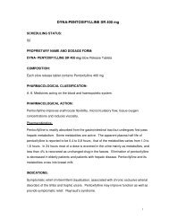 FEDALOC SR 30 mg FEDALOC SR 60 mg - Pharma Dynamics