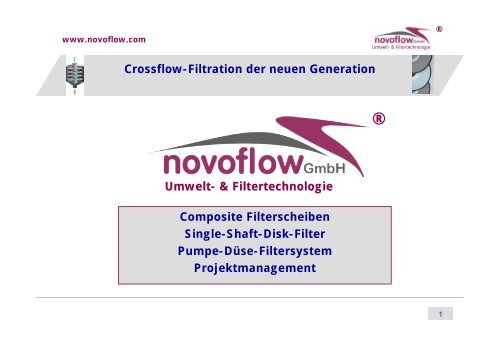 Crossflow-Filtration der neuen Generation Composite ... - novoflow