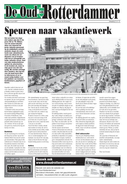 Jaargang 3, nr 12, week 24 - De Oud Rotterdammer