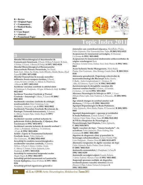 Topic Index 2011 - anm.com.ro