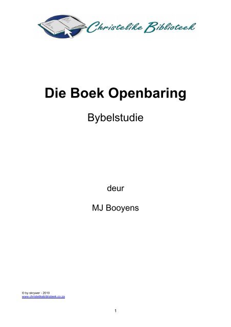 Oorsig oor die boek Openbaring - Algemene Biblioteek
