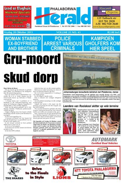 PWeek43 - Letaba Herald