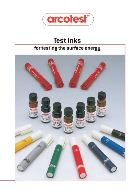 Test Inks - arcotest