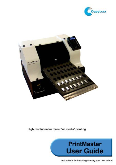 PrintMaster USER MANUAL v3.3_... - Copytrax Direct