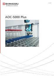 AOC-5000 Sample Injection System Consumables