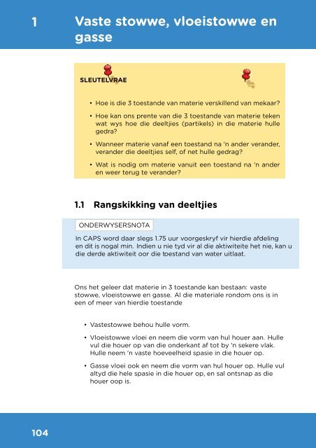 1 Vaste stowwe, vloeistow