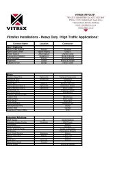 Vitraflex TOILET CUBICLES Document - Vitrex, vitreous enamelled ...