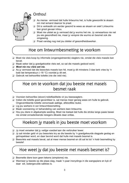 Beesvleis met masels