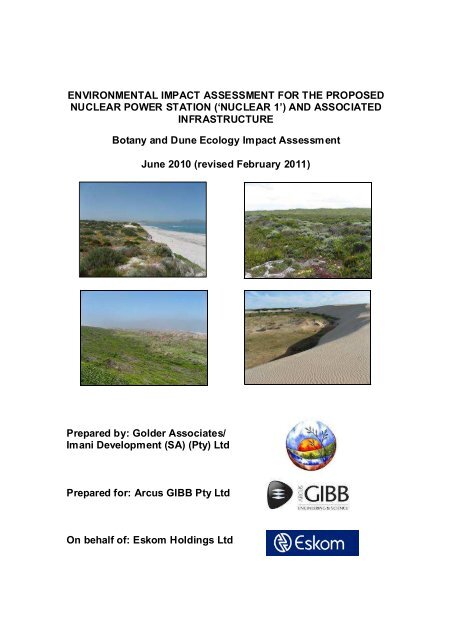 Nuclear-1 EIA - Botany Report part 1 - FOR ... - Projects - Gibb