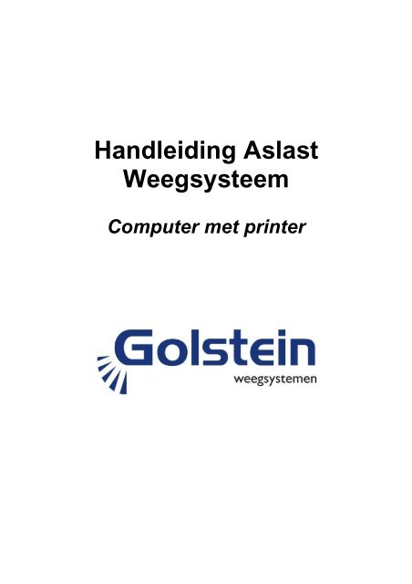 Download - Aslast weegsysteem