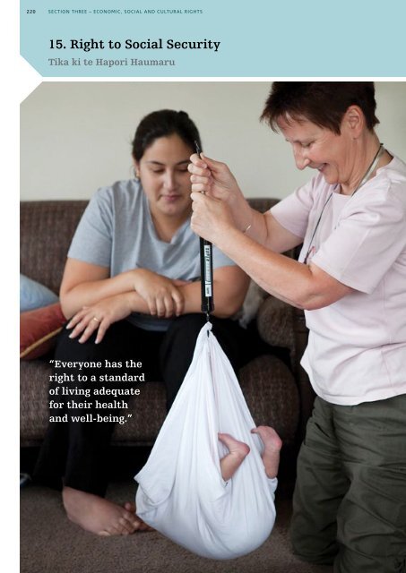 15. Right to Social Security - Human Rights Commission