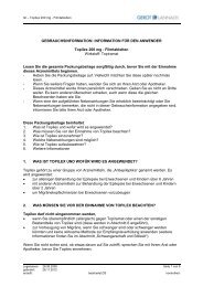 Information für Patienten Sucralan 1 g/5 ml-orale Suspension ...