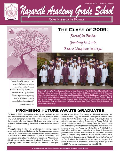 The Class of 2009 - Alumni