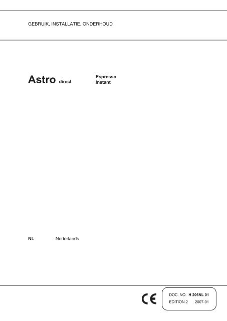 Gebruikshandleiding Necta Astro Espresso nl.pdf