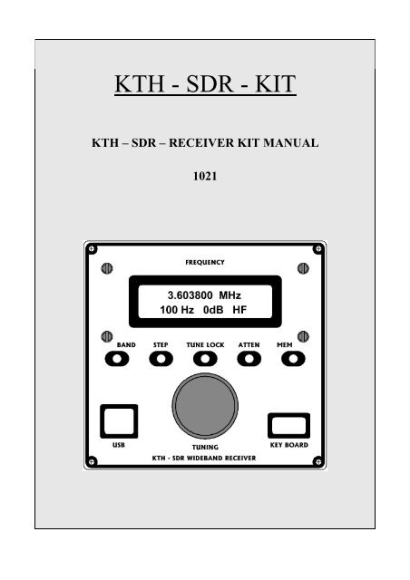 Kth - sdr - kit
