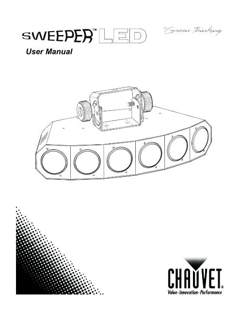 Sweeper LED - User Manual (Rev. 01b) - CHAUVET® Lighting