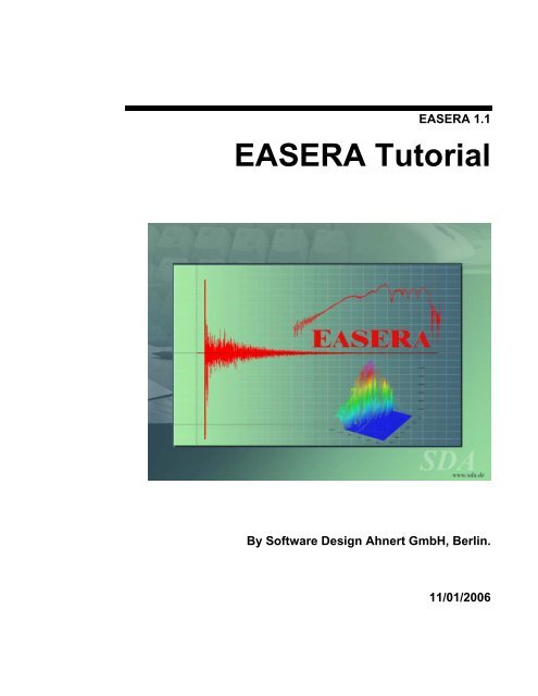 EASERA Tutorial (PDF) - Renkus-Heinz