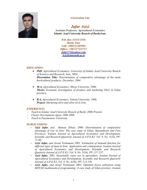 Jafar Azizi