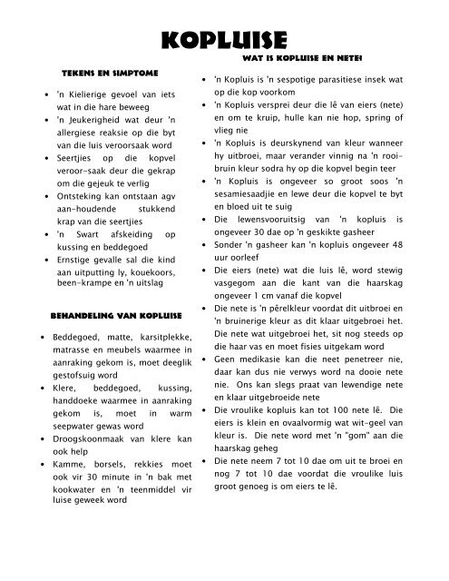 KOPLUISE - Lsthabazimbi.co.za