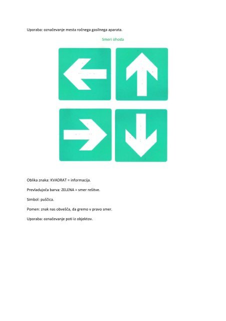 Uporaba: označevanje mes