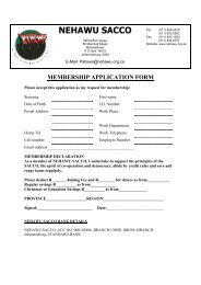 Normal Loan Application form-2.pmd - Hazina Sacco Society Ltd