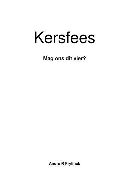 Kersfees