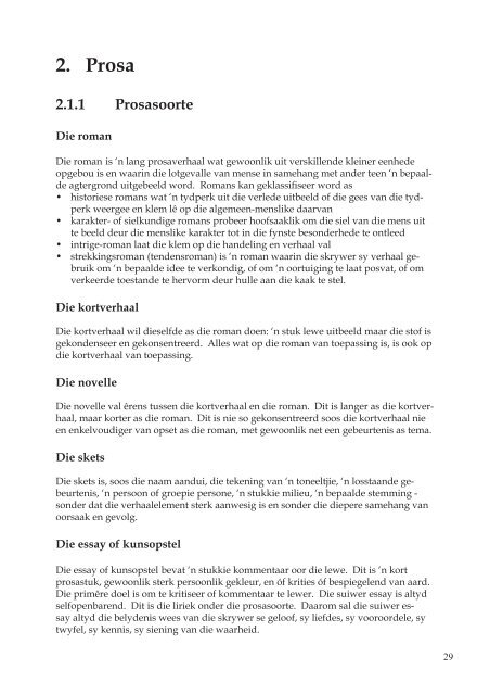 2. Prosa