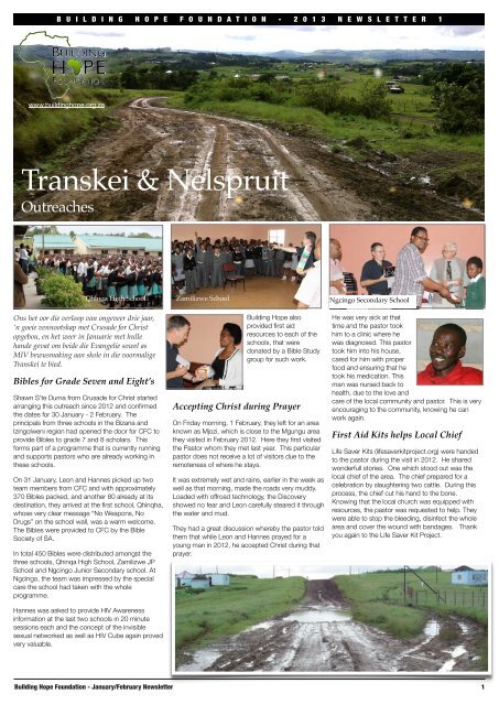 Transkei & Nelspruit - Mission 4x4