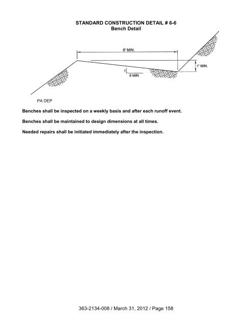 PA DEP STANDARD CONSTRUCT