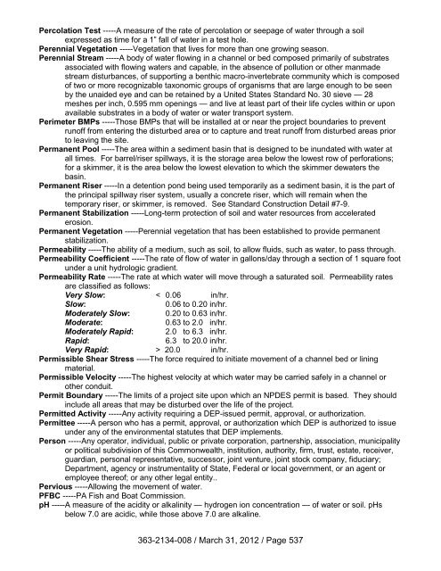 PA DEP Bureau of Point