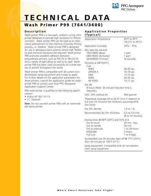 Wash Primer P99 - PPG Industries