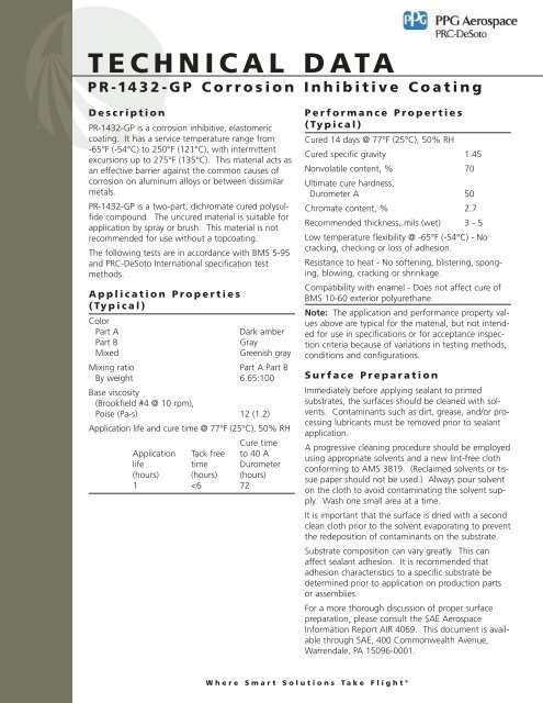 PR-1432-GP Corrosion Inhibitive Coating - PPG Industries