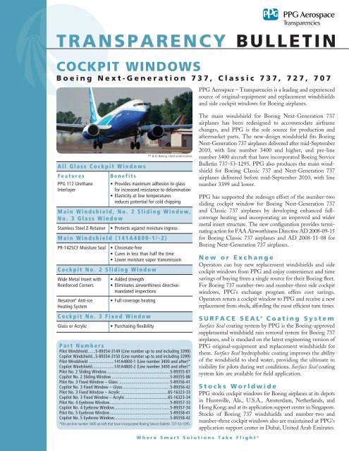 TRANSPARENCY BULLETIN - PPG Industries