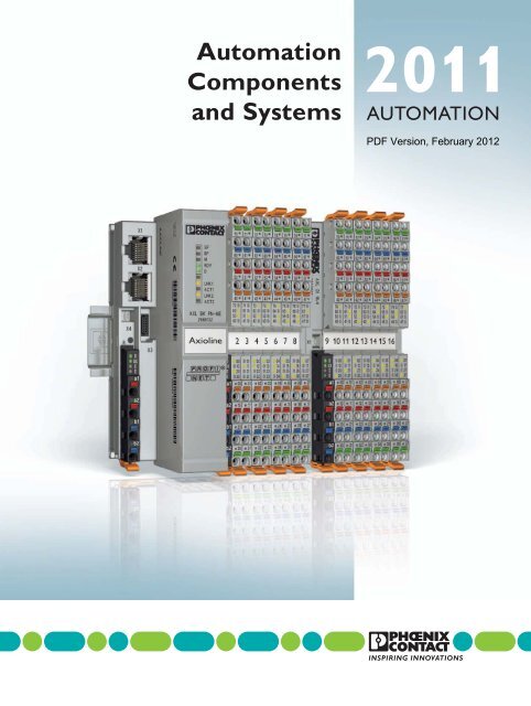 Catalog AUTOMATION 2011 - Phoenix Contact