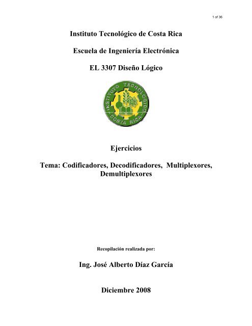 Instituto Tecnológico de Costa Rica Escuela de Ingeniería ...