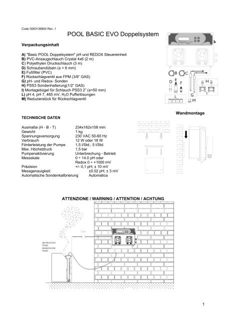 PoolBasi_EVO Anleitung