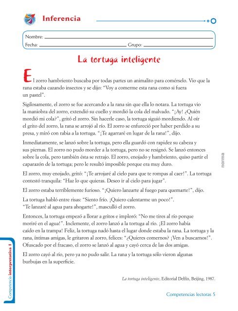 La tortuga inteligente - norma