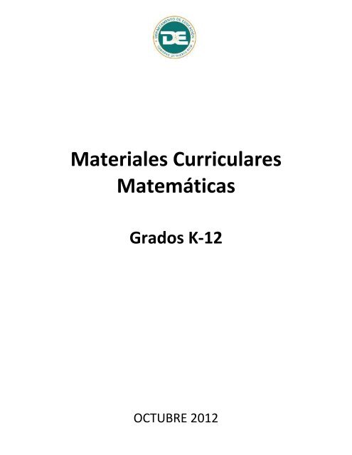 Mapa Matematicas 10-12 - IntraEdu - Inicio