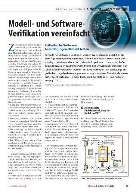Modell- und Software- Verifikation vereinfacht - PikeTec