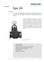 TYPE 2388 HS-ISO PRESSURE VALVE - Pres-Vac Engineering Aps