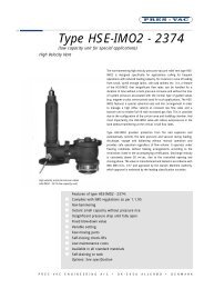 TYPE 2388 HS-ISO PRESSURE VALVE - Pres-Vac Engineering Aps