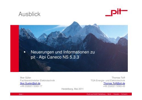 pit - ALPI Caneco NS 5.3.3 - Pit-cup GmbH