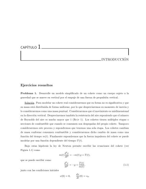 CAP´ITULO 1 INTRODUCCI´ON Ejercicios resueltos