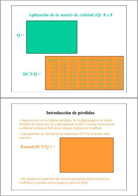 Q = Aplicación d